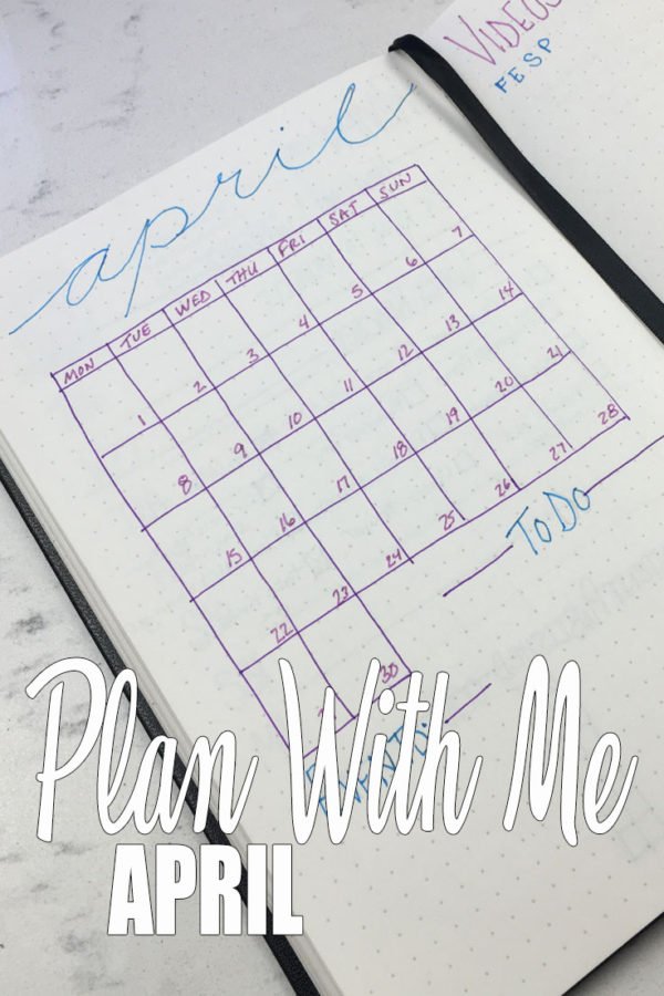 Tracking Accomplishments: April Bullet Journal Set Up - Nourishing ...