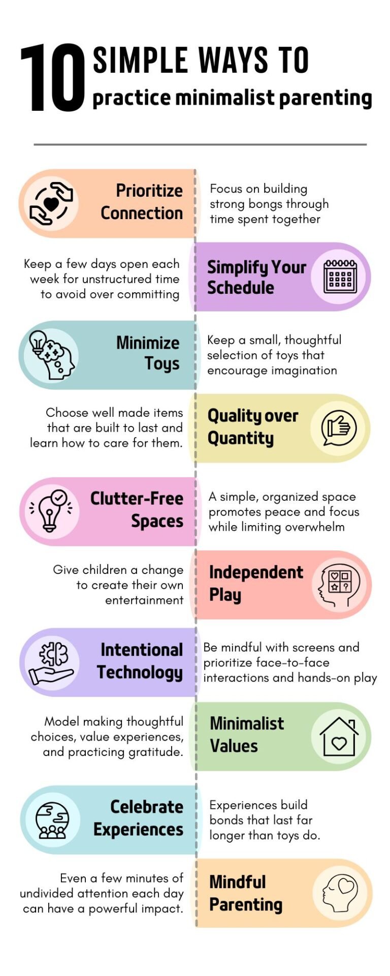 10 Simple Ways to Practice Minimalist Parenting - Nourishing Parenting